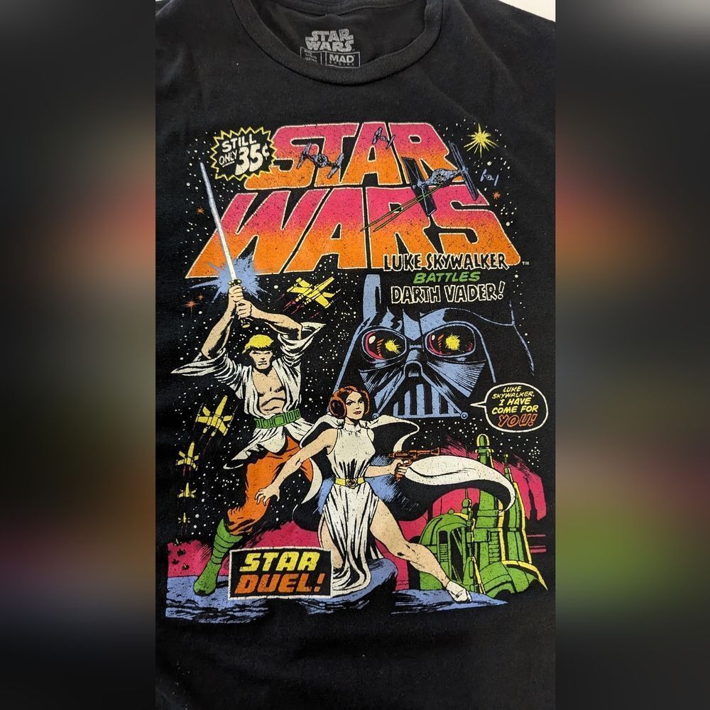 Mad Engine - Star Wars - Vintage Comic Strip Tee Shir… - Gem